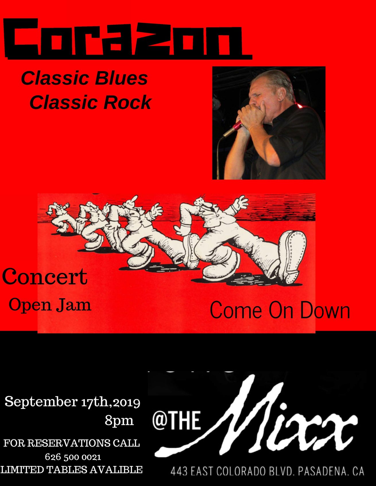 Tuesday Blues jam with Corazon & Ray Hart - The Mixx