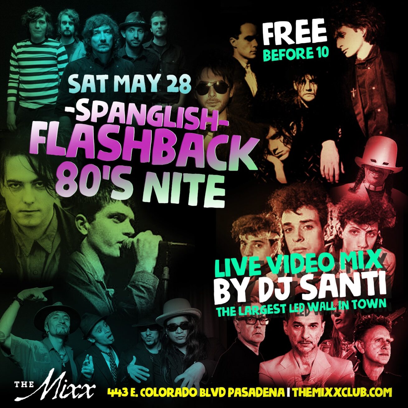 Spanglish 80s & Rock N Español Flashbacks Dance Party and Video Show ...