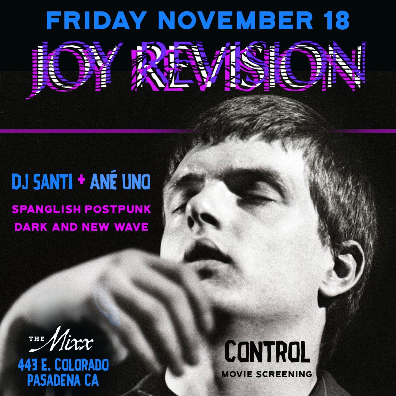 JOY RIVISION - A live tribute to Joy Division - The Mixx