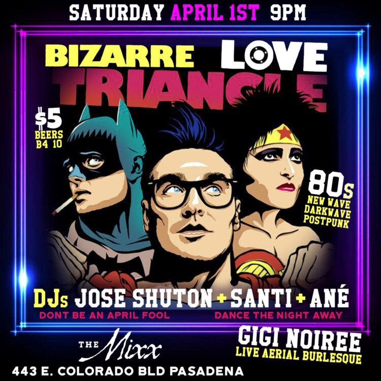 BIZARRE LOVE TRIANGLE - 80s Flashback Dance - The Mixx