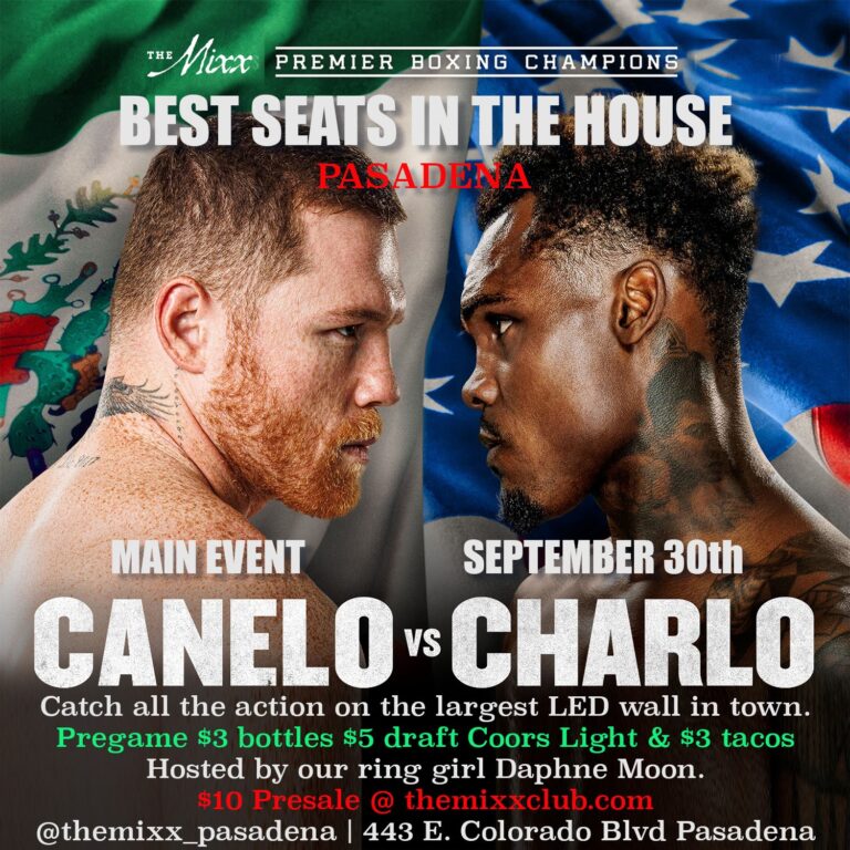 CANELO vs CHARLO Fight with the Best Seats in the House! - The Mixx
